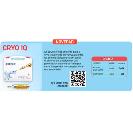 CRYO IQ DERM PLUS KIT - Tratamiento para Verrugas Plantares, Podiatech